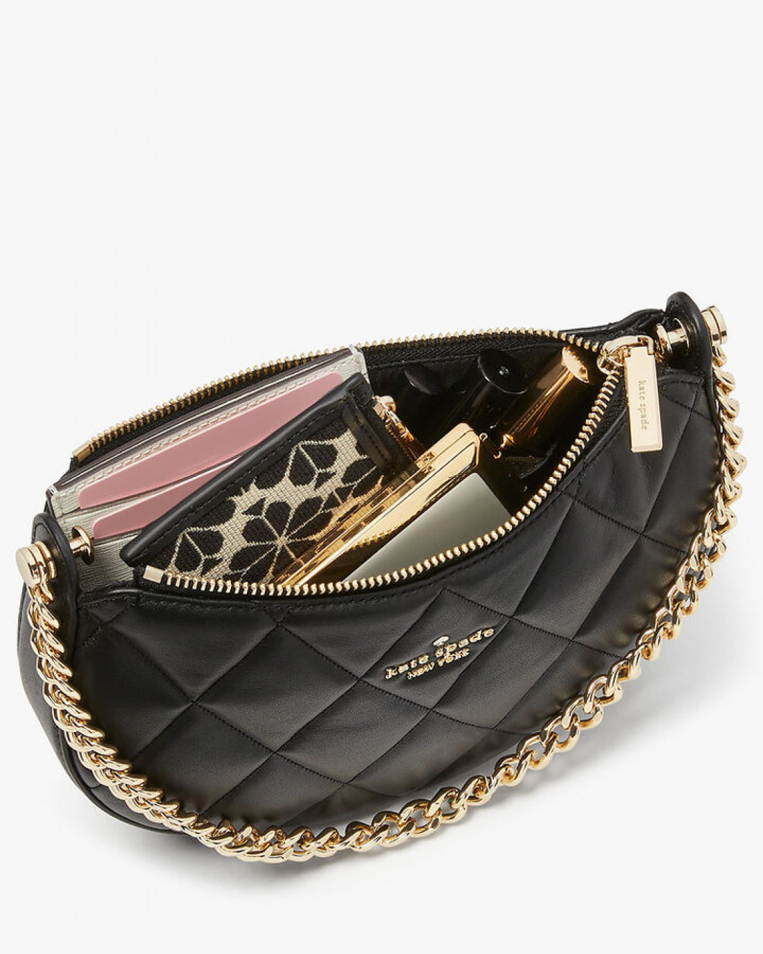 PRE ORDER – Kate Spade Smooth Carey Quilted Leather Zip Top PRE ORDER – Kate Spade Smooth Carey Quilted Leather Zip Top